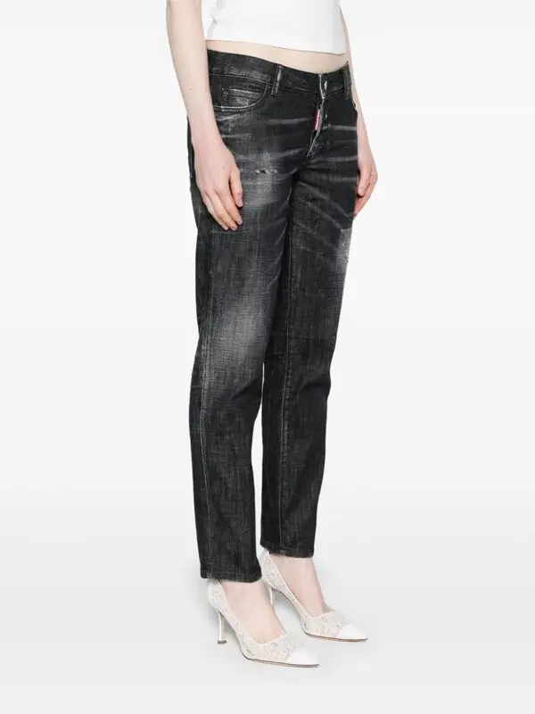 Dsquared2 Jennifer Low-rise Skinny Jeans - Black