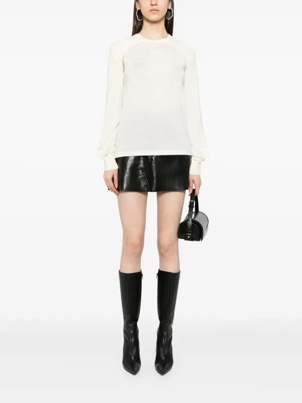 Helmut Lang Cut-out Layered Jumper - Neutrals