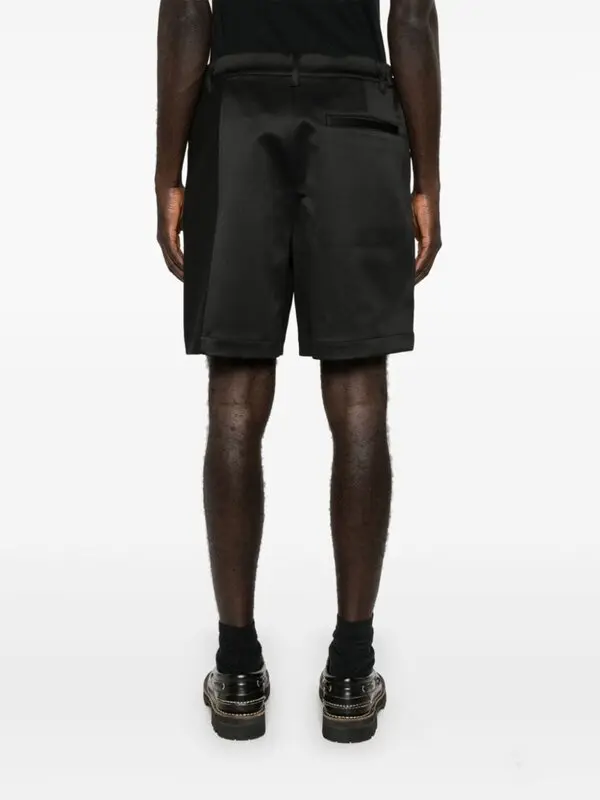 FENG CHEN WANG Dragon-jacquard Patchwork Shorts