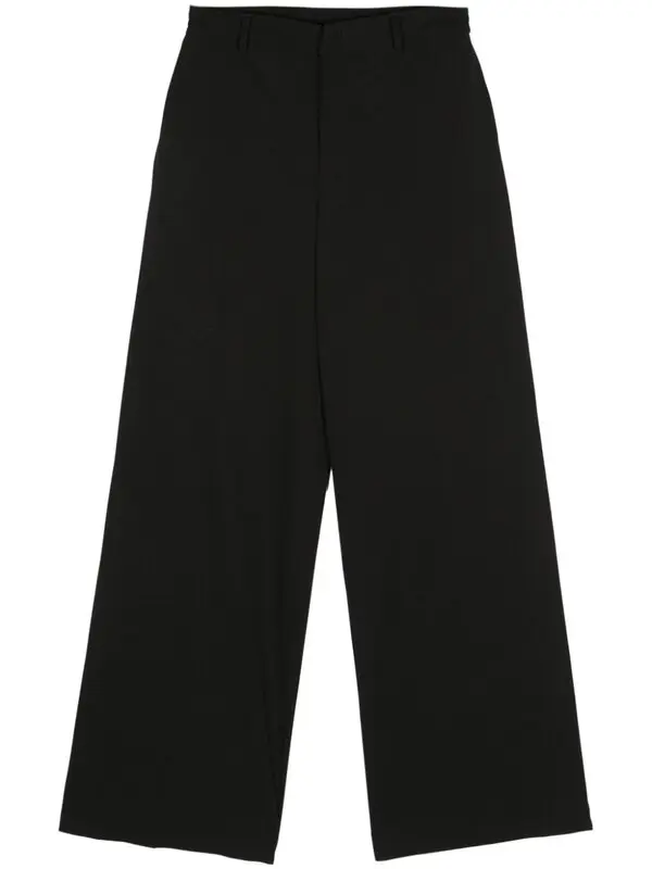 PT TORINO Lorenza Satin Trousers - Black