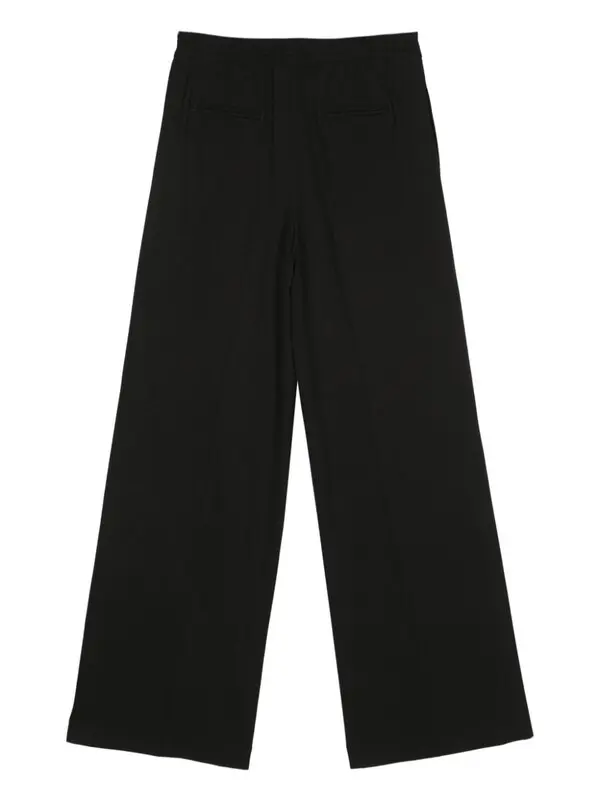 PT TORINO Lorenza Satin Trousers - Black