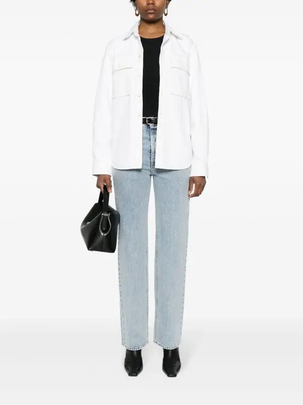 TOTEME Classic Cut Denim Full Length Jeans - Blue