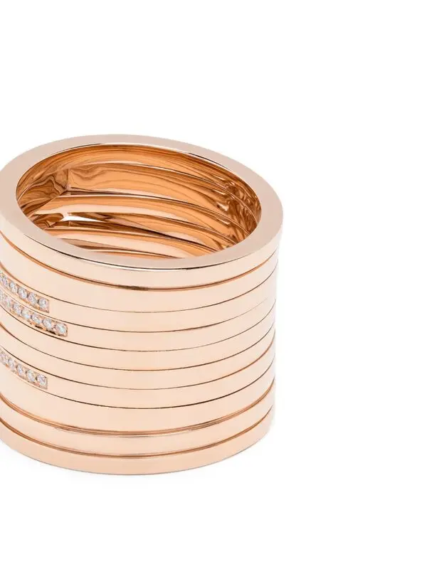 REPOSSI 18kt Rose Gold Antifer Diamond Ring