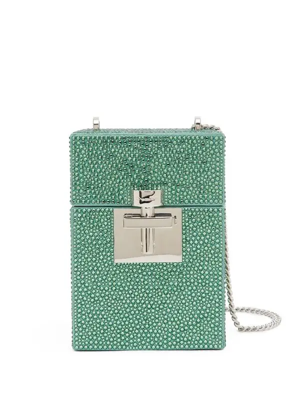 Oscar De La Renta Alibi Crystal Bucket Bag