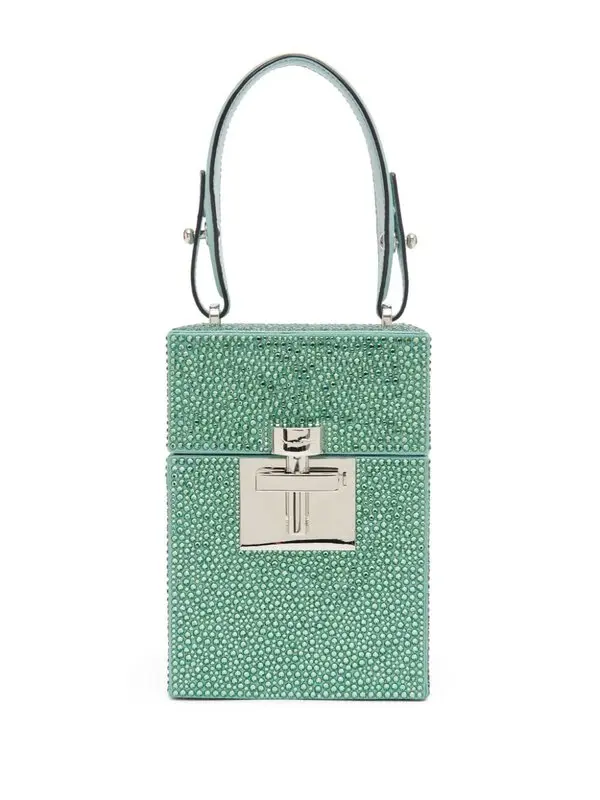 Oscar De La Renta Alibi Crystal Bucket Bag