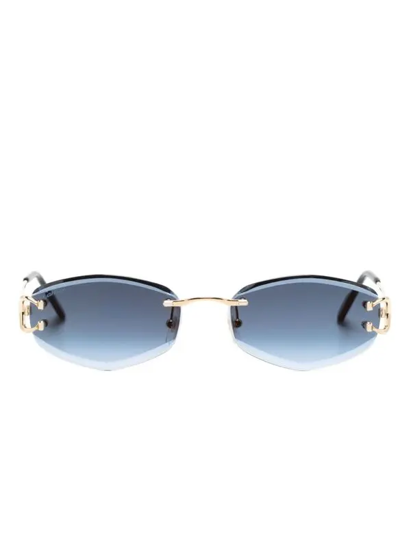 CARTIER Signature C Sunglasses - Gold