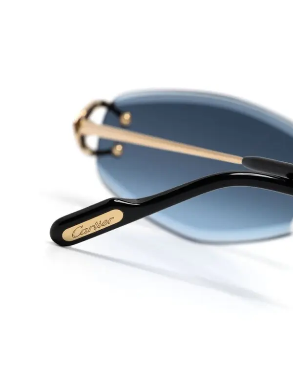Cartier Signature C Sunglasses - Gold