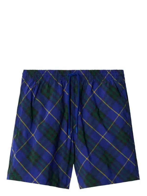 Burberry Check-print Swim Shorts