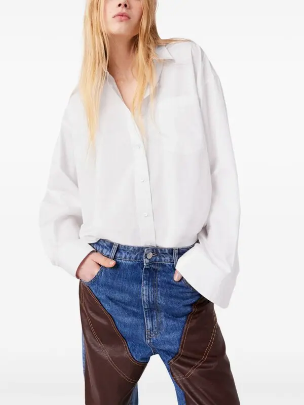 Stella McCartney Tiger-print Oversized Silk Shirt