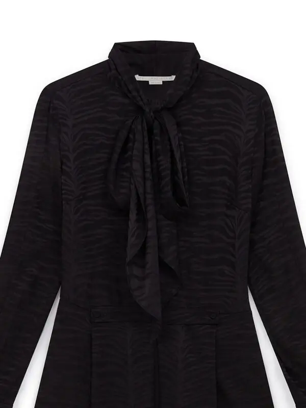 Stella McCartney Tiger-print Organic Silk Minidress