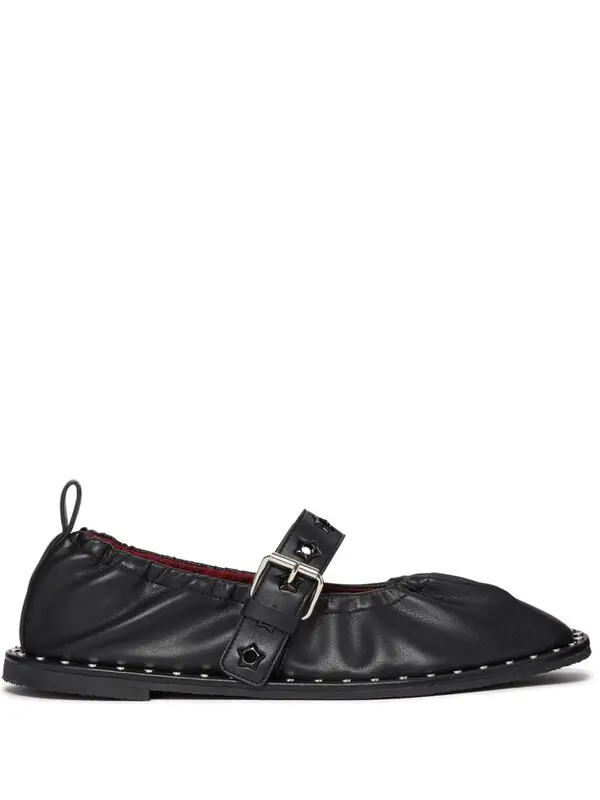 Stella McCartney Falabella Studded Ballerinas - Black