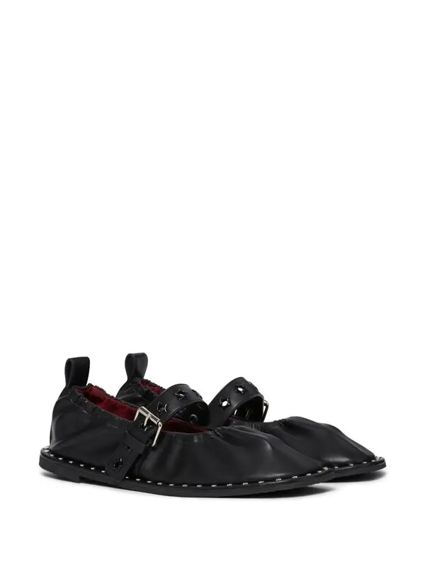 Stella McCartney Falabella Studded Ballerinas - Black