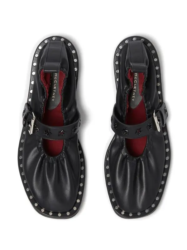 Stella McCartney Falabella Studded Ballerinas - Black