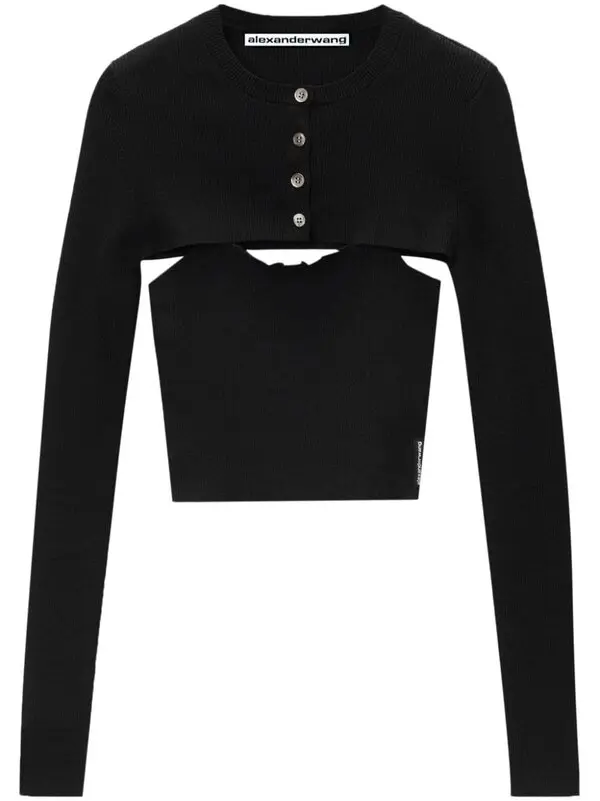 Alexander Wang Ribbed Knit Two-piece Set