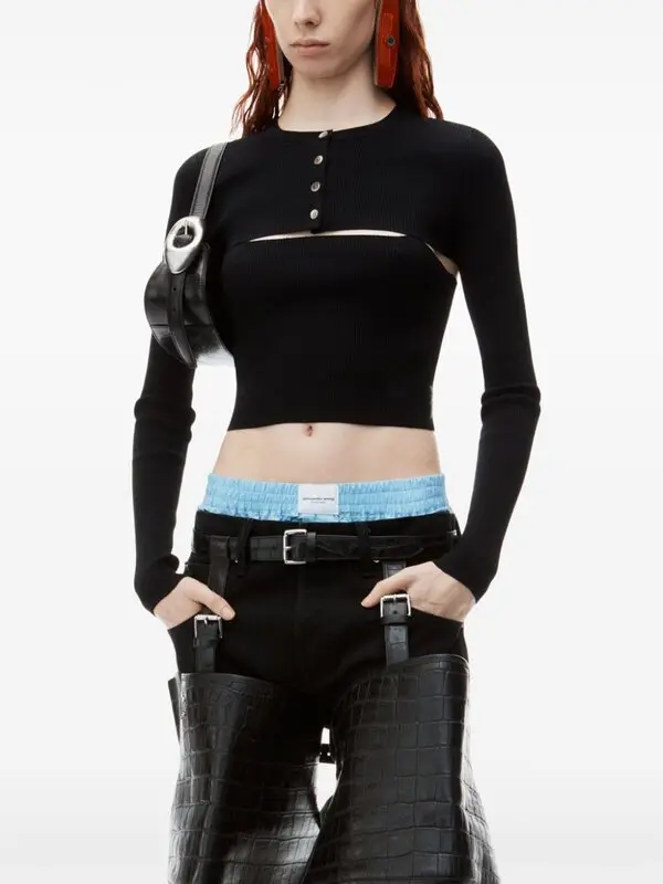 Alexander Wang Ribbed Knit Two-piece Set