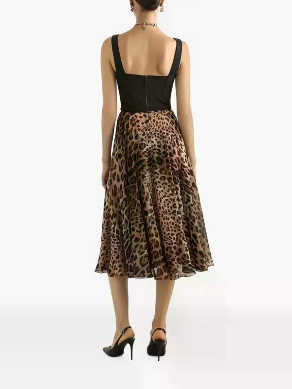 Dolce & Gabbana Jacquard And Lace Corset Bustier Top - Black
