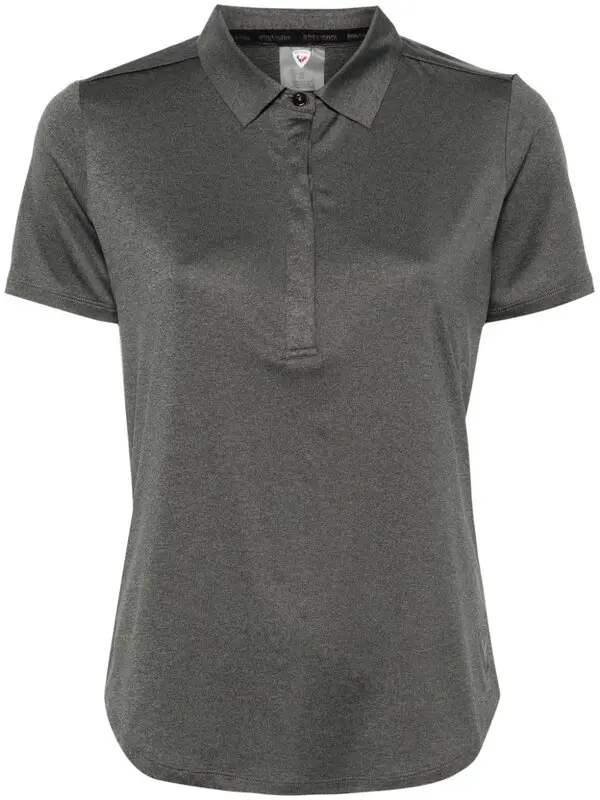 Rossignol Rubberised-logo Performance Polo Shirt - Grey