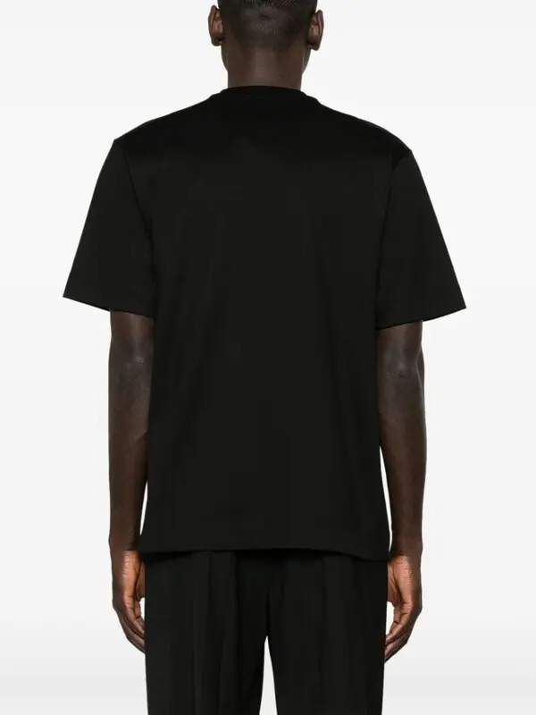 Fendi Logo-print Cotton T-shirt - Black
