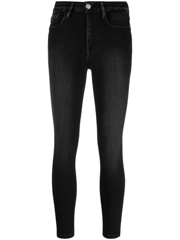 FRAME Le One Skinny-leg Cropped Jeans