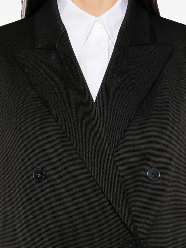 JOSEPH Ottoman Knitted Double-breasted Blazer