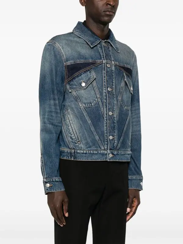 Alexander McQueen Panelled Denim Jacket