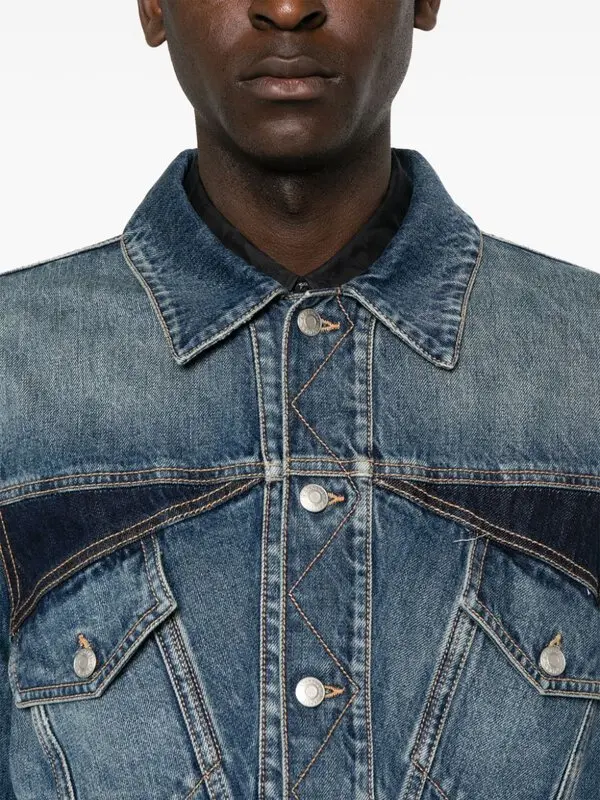 Alexander McQueen Panelled Denim Jacket