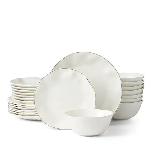 LENOX Blue Bay 24-piece Dinnerware Set - White