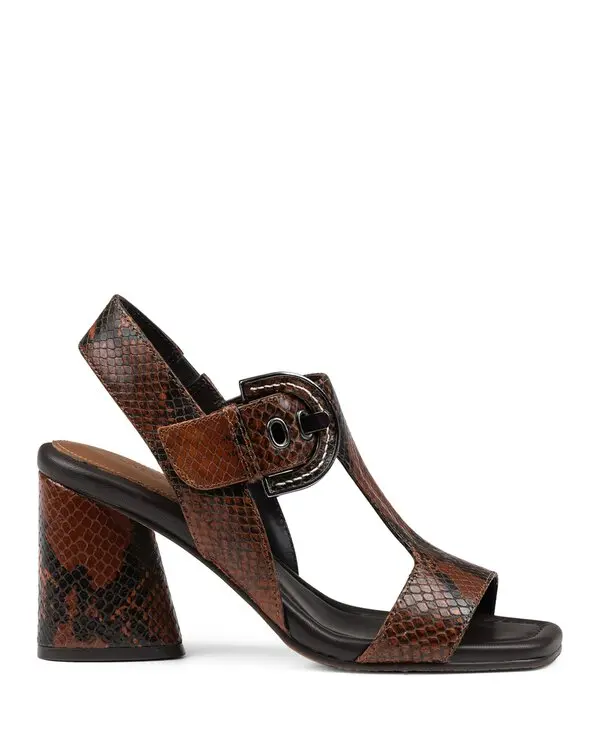 DONALD PLINER Buckled Slingback Sandals