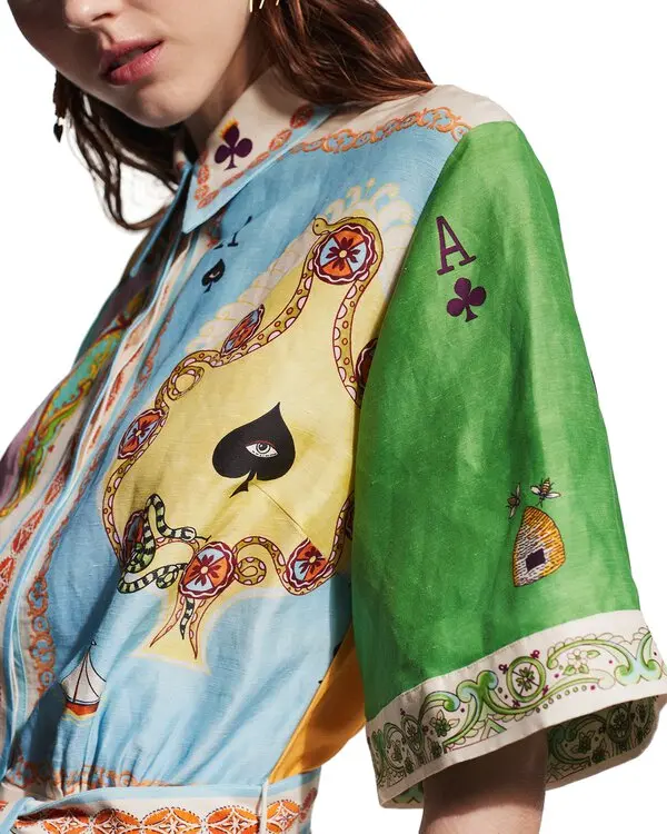 alemais rummy mini dress Almais - Multicolor Rummy Mini Dress