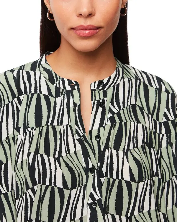 Whistles Checkerboard Tiger Print Dress