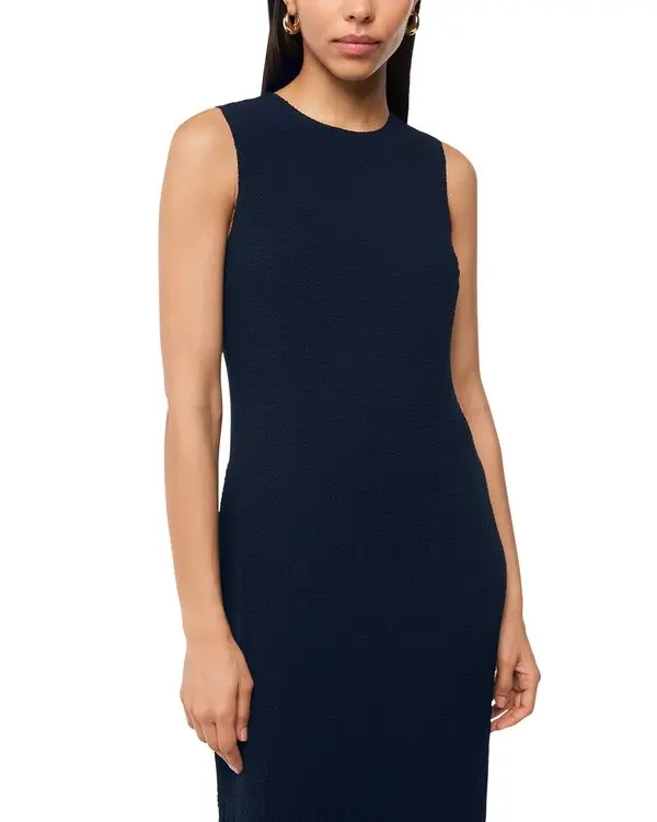 Whistles Erin Texture Midi Dress