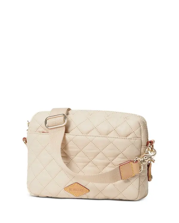Mz Wallace Quilted Camera Bag - Buff/light Gold