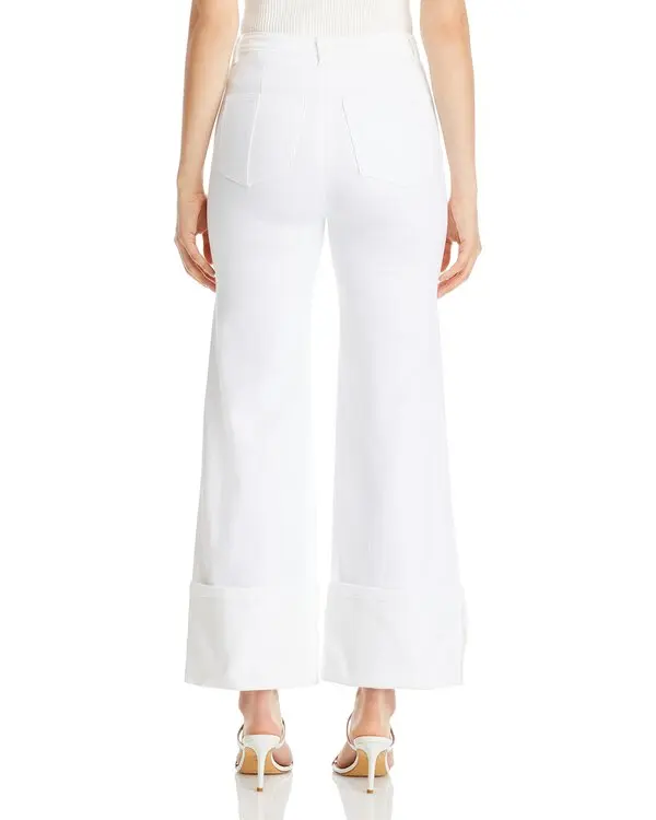 Cinq À Sept Benji Cropped Wide Leg Denim Pants
