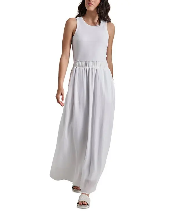 fitted lace wedding dress Vienna Slinky Cut Out Maxi Dress - White