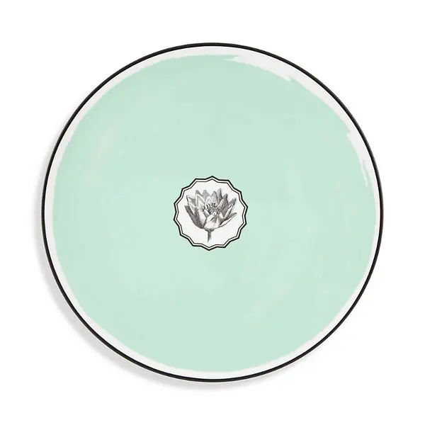 VISTA ALEGRE Herbariae Christian Lacroix Charger Plate - Green