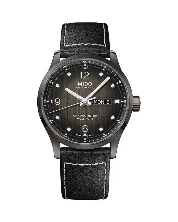 MIDO Multifort M Chronometer Watch - Gray/black