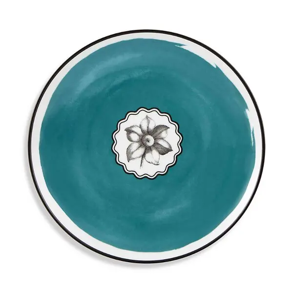 VISTA ALEGRE Herbariae Christian Lacroix Dessert Plate - Peacock