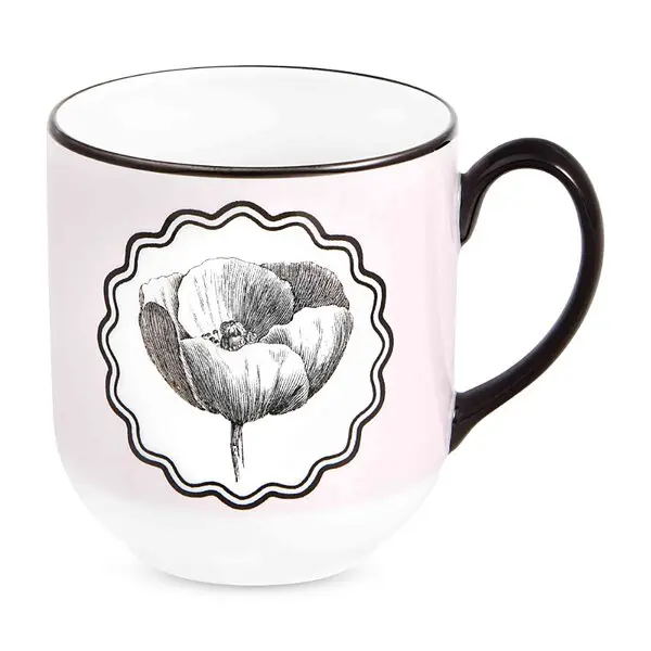 VISTA ALEGRE Herbariae Christian Lacroix Mug - Pink