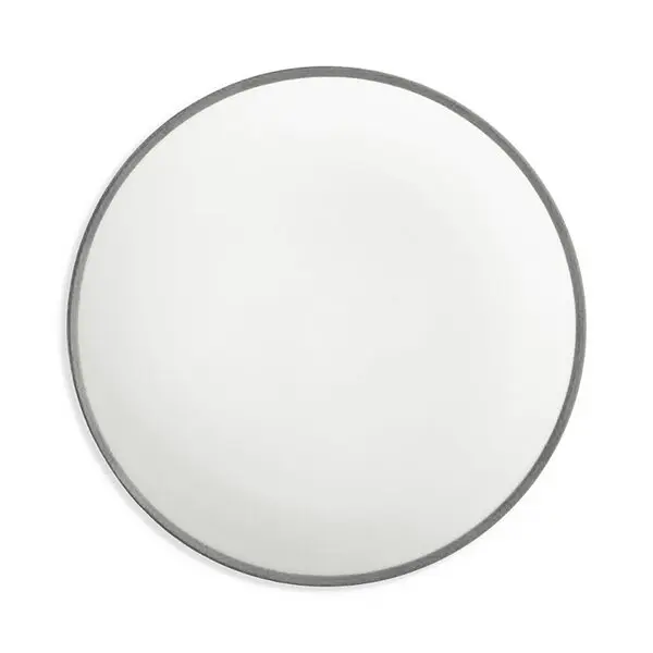 TWIG NEW YORK Platinum Edge Charger/round Platter - Silver