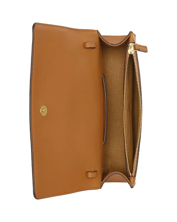Mcm Aren Visetos Crossbody - Cognac