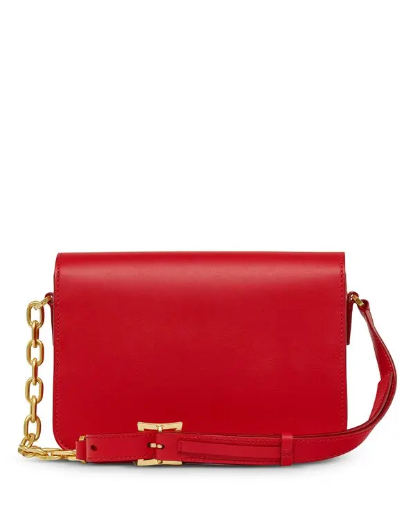 Mcm Himmel Maxi Honors Small Leather Crossbody - Candy Red