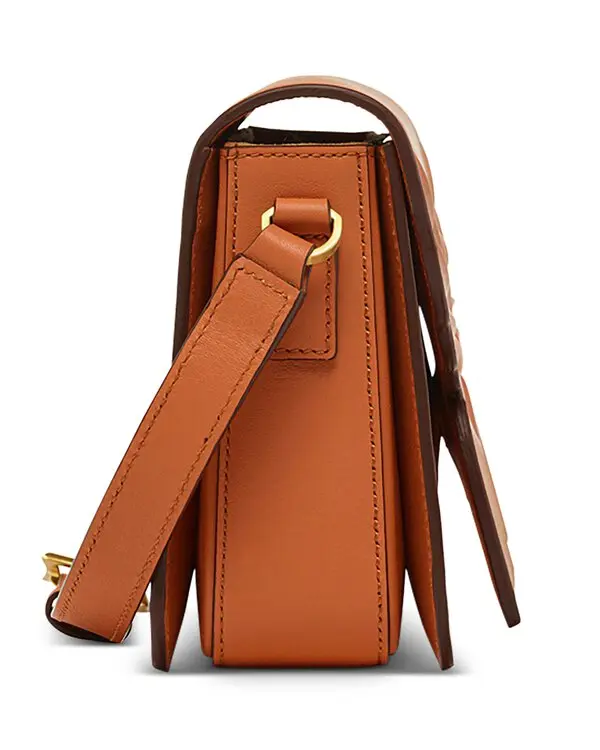 Mcm Himmel Maxi Honors Small Leather Crossbody - Terracotta