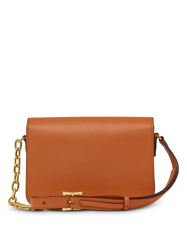 Mcm Himmel Maxi Honors Small Leather Crossbody - Terracotta