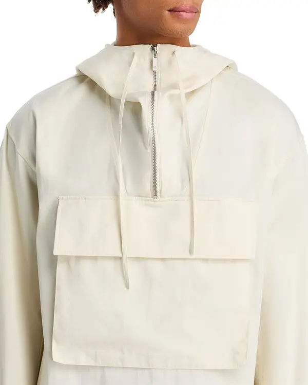 Helmut Lang Gusset Half Zip Hooded Jacket