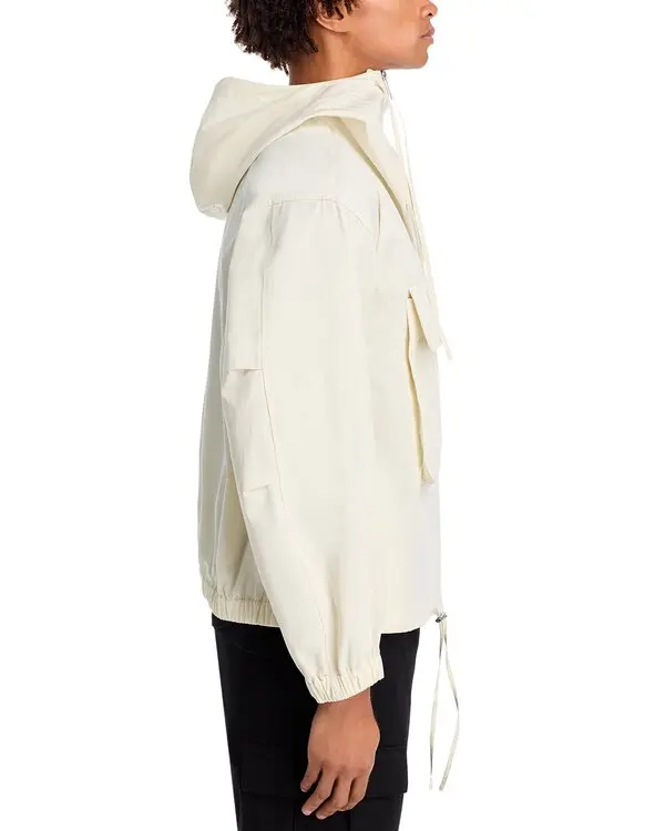 Helmut Lang Gusset Half Zip Hooded Jacket