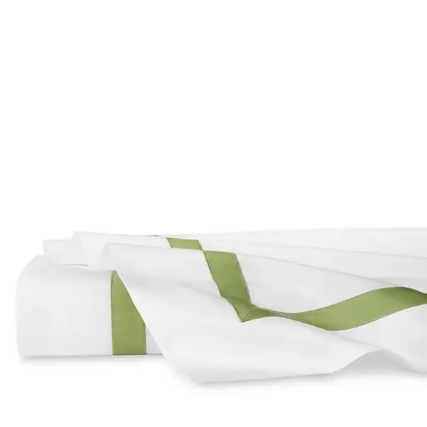 SFERRA Estate Flat Sheet, Full/queen - White/apple