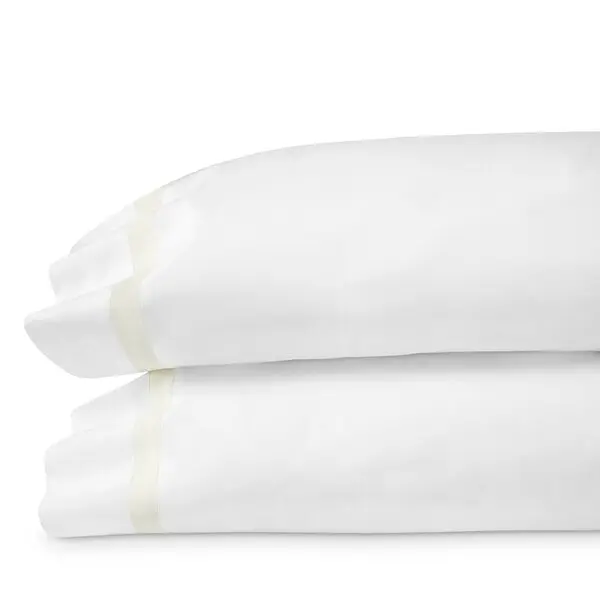 SFERRA Estate Pillowcase Set, King - White/ivory