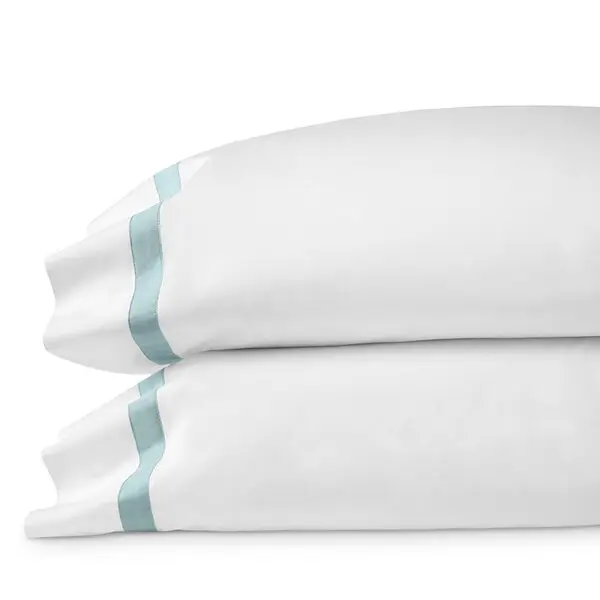 SFERRA Estate Pillowcase Set, King - White/pool