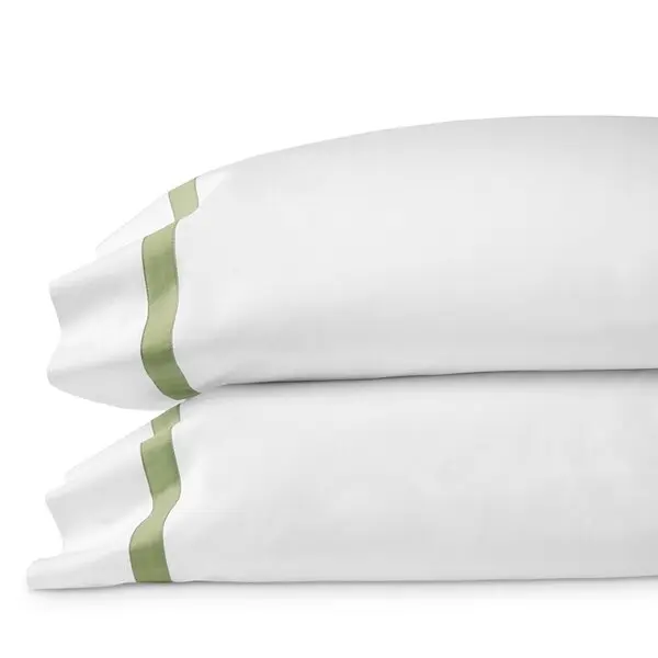SFERRA Estate Pillowcase Set, Standard - White/willow