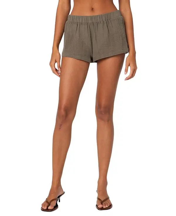 EDIKTED Harleigh Linen Look Shorts